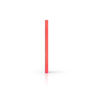 Plaque plexiglass rouge fluorescent 3mm | Plexiglasssurmesure.fr